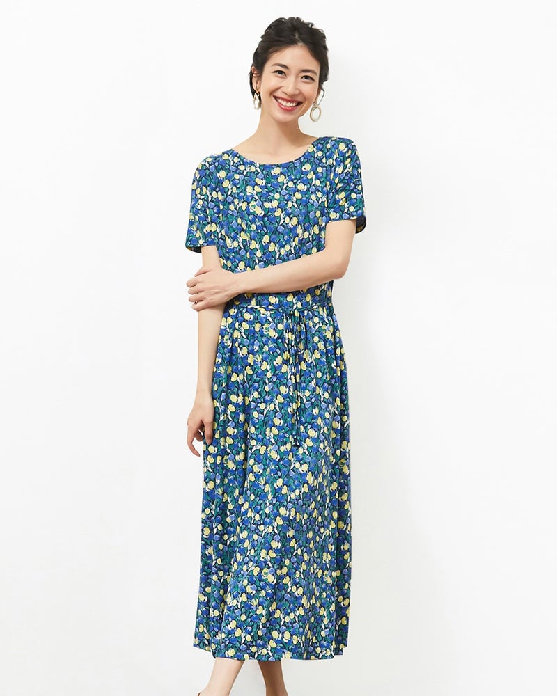 UVスラブ・ロングフレアワンピ／17564/40代50代からのレディース・メンズファッション通販 DoCLASSE(ドゥクラッセ)