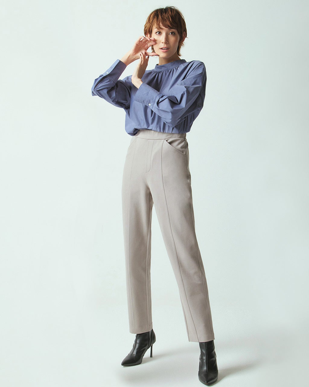 プレミアサーモ・テーパードパンツ/40代50代からのレディース プレミアサーモ・テーパードパンツ/40代50代からのレディース